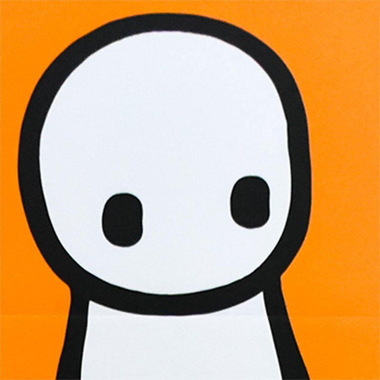 Stik - STIK Standing Figure (Orange Signed) at 1stDibs | stik original ...