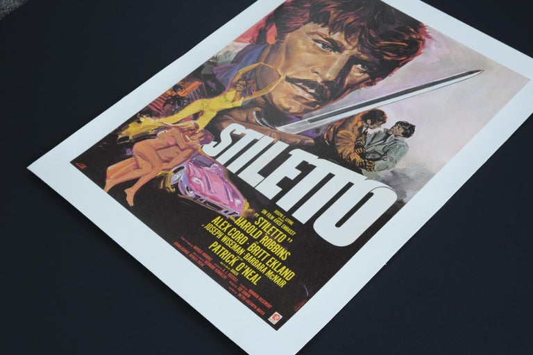 Stiletto '1969' Italian Original Vintage Poster Mint, Linen Backed For ...