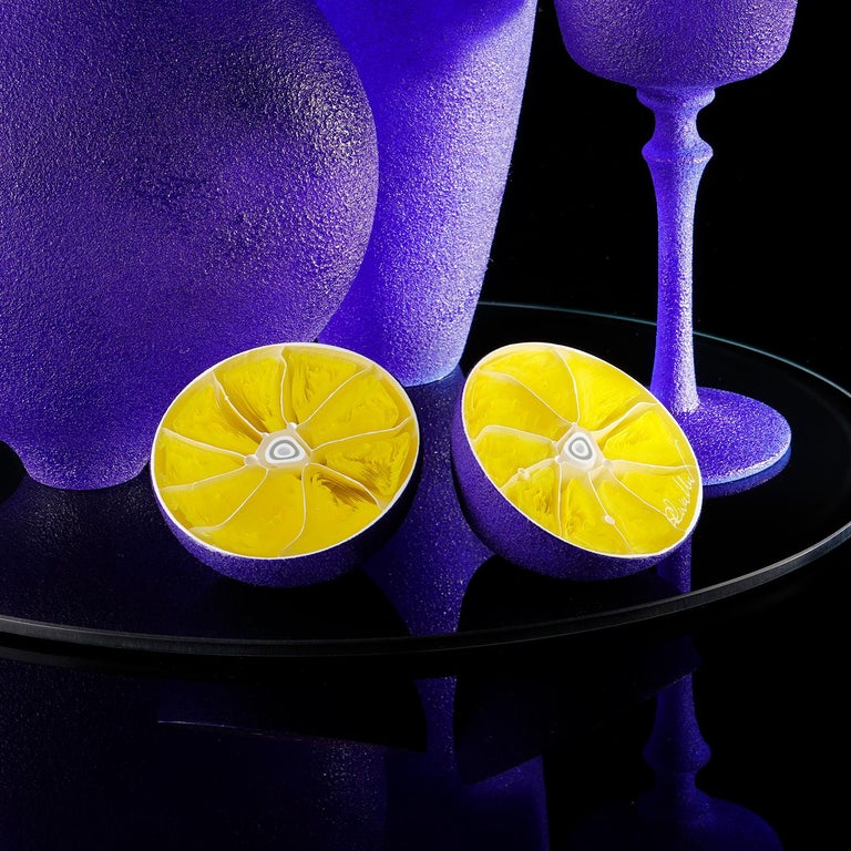 Still Life in Blue, a Glass Still Life Installation Art Work by Elliot ...