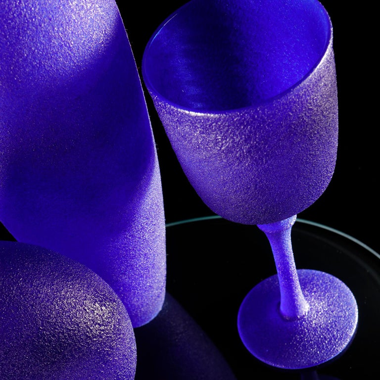 Still Life in Blue, a Glass Still Life Installation Art Work by Elliot ...