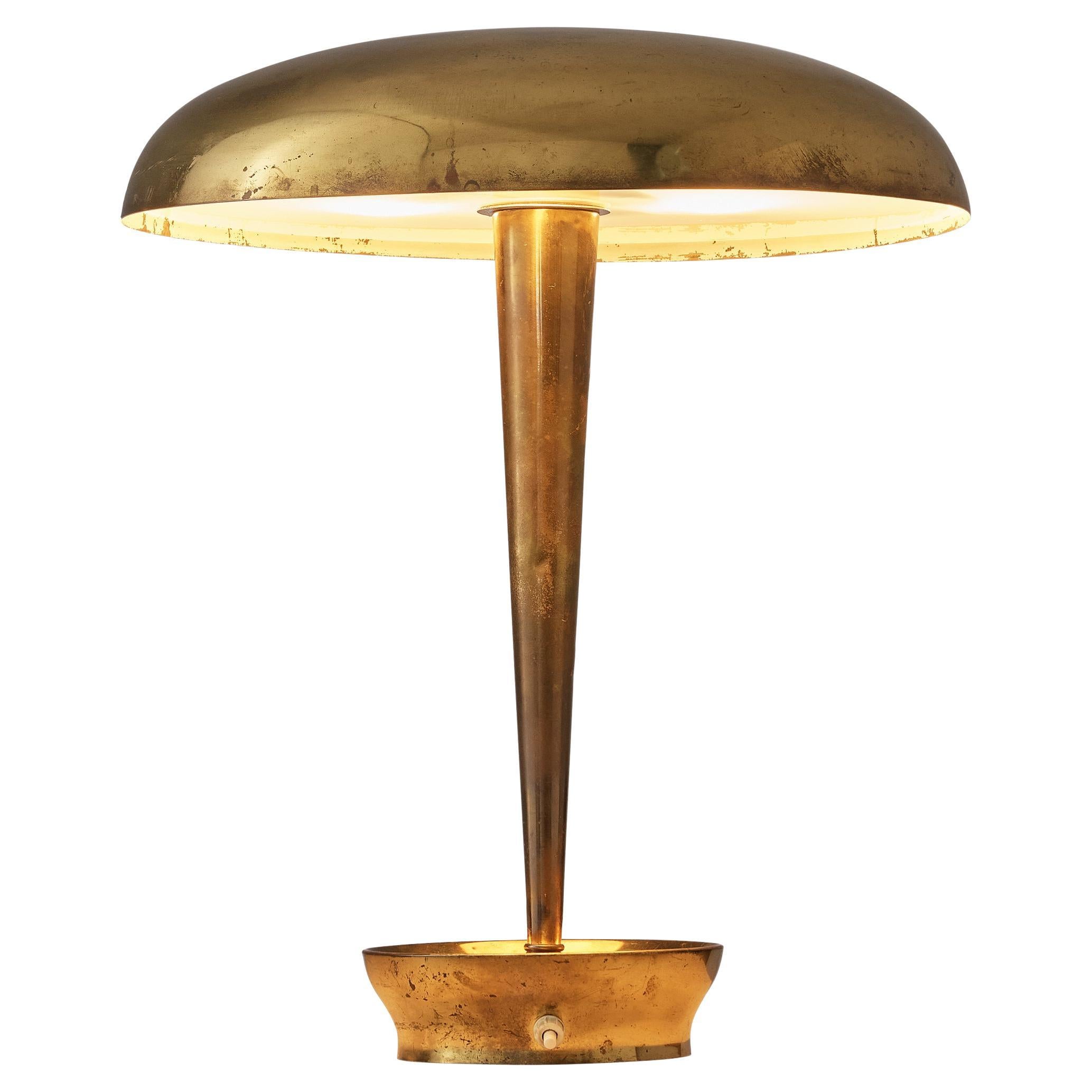 Emeralite 8734 Series Double Library Desk Lamp in Brass and Glass ...
