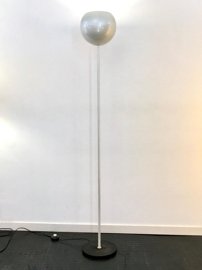 Stilnovo Floor Lamp Pearl Lacquer Finish For Sale at 1stDibs