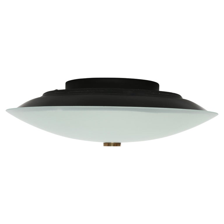 Stilnovo Flush Mount Ceiling Light, Attributed For Sale at 1stDibs