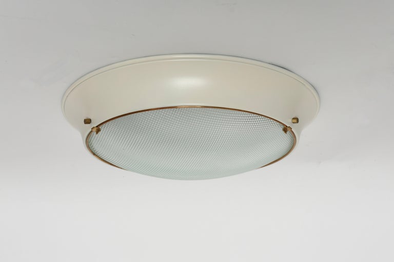 Stilnovo Style Flush Mount Ceiling Light For Sale at 1stDibs
