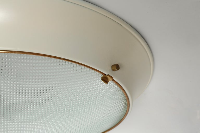Stilnovo Style Flush Mount Ceiling Light For Sale at 1stDibs
