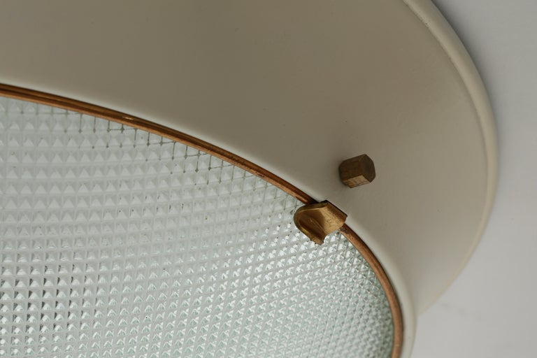 Stilnovo Style Flush Mount Ceiling Light For Sale at 1stDibs