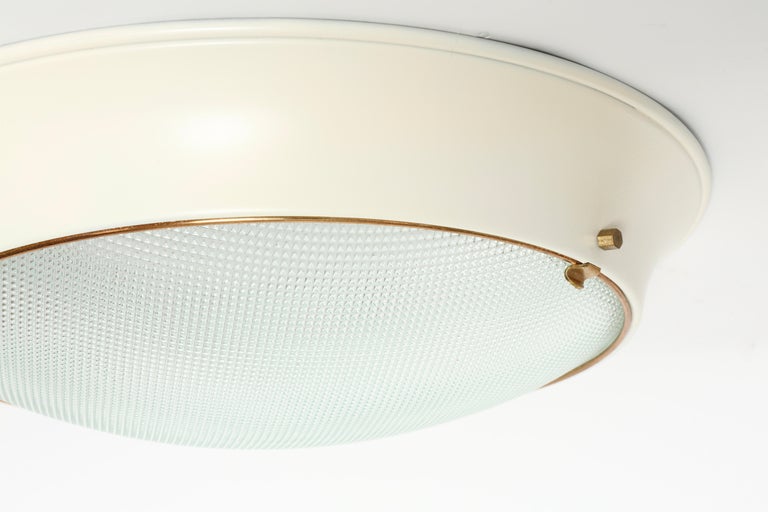 Stilnovo Style Flush Mount Ceiling Light For Sale at 1stDibs