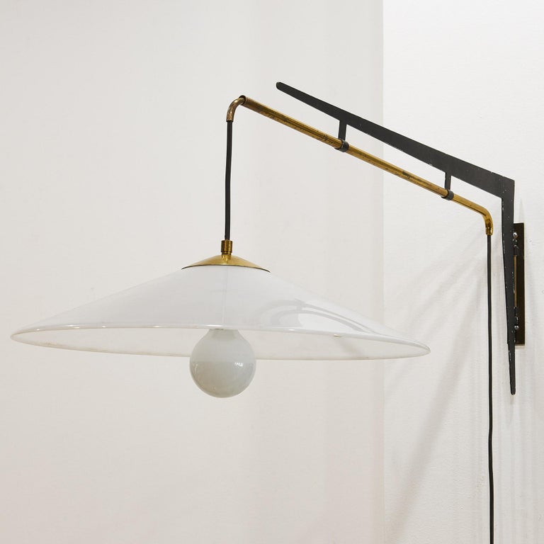Stilux Counterweight Adjustable Swing Arm Wall Light, Italy, 1960s at ...