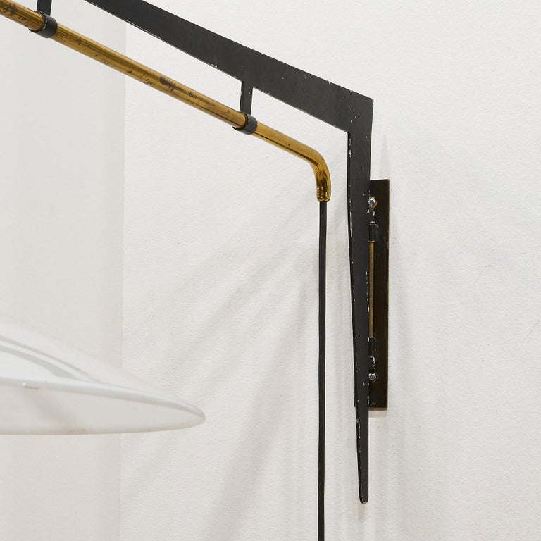 Stilux Counterweight Adjustable Swing Arm Wall Light, Italy, 1960s at ...