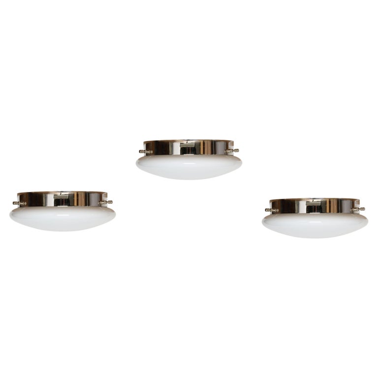 Stilux Style Ceiling or Wall Flush Mounts, Italy, 1960s For Sale at 1stDibs