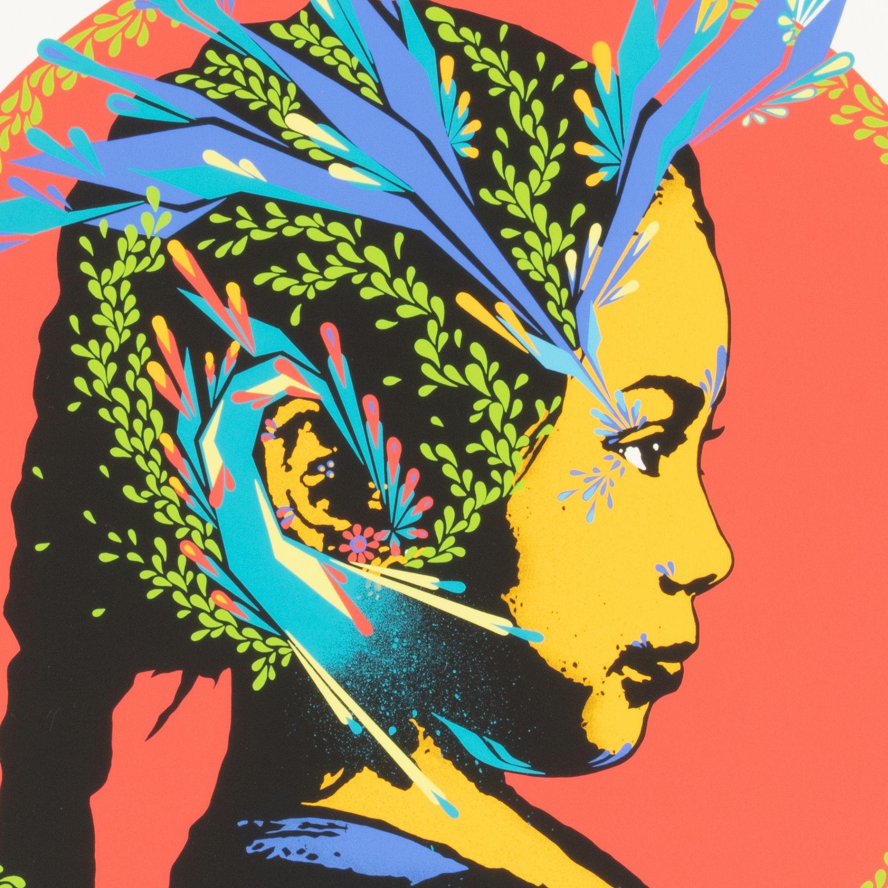 Stinkfish - Niña de Tijuana - Rojo (Fondo blanco) en venta en 1stDibs