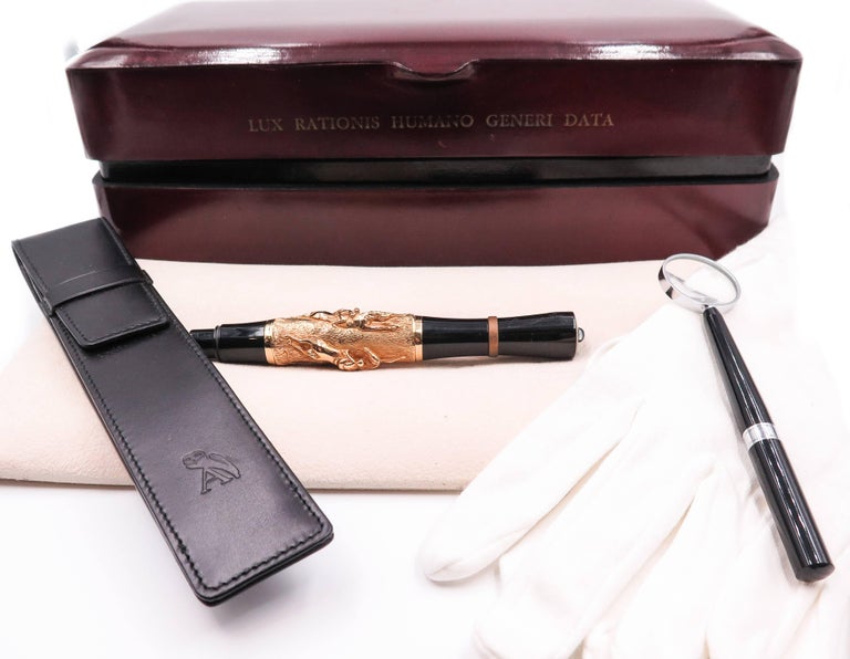 Stipula Academia Polo Yellow Gold Fountain Pen at 1stDibs | polo pen