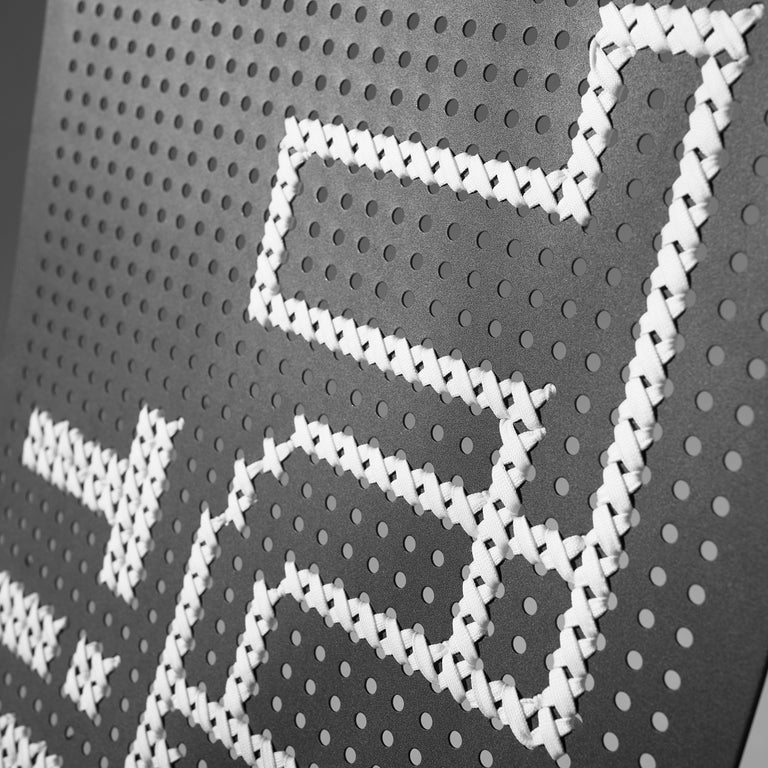 Stitch your own Steel Hanging Swing Chair For Sale at 1stDibs