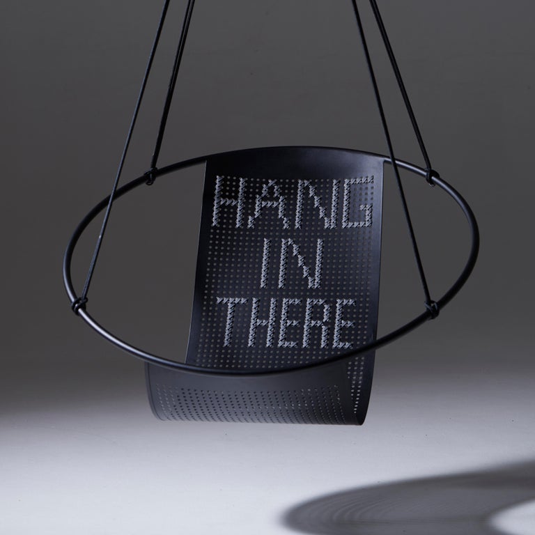 Stitch your own Steel Hanging Swing Chair For Sale at 1stDibs