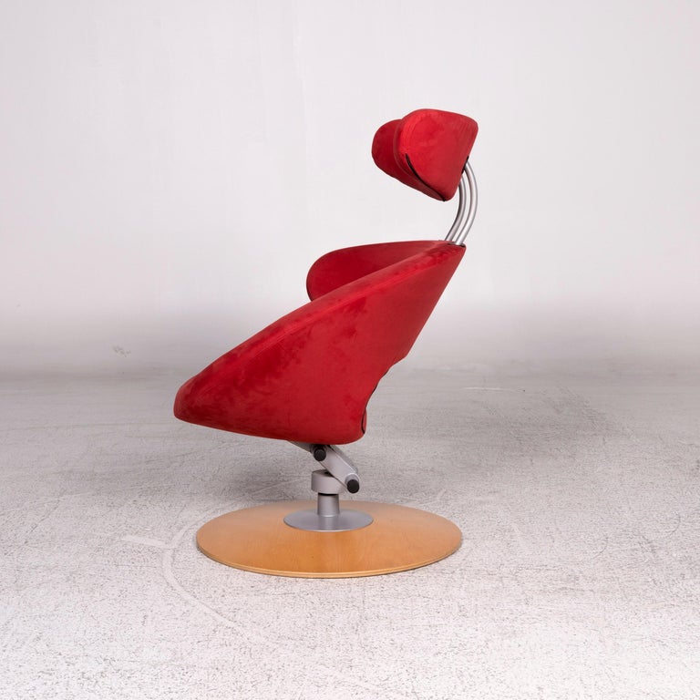 Stokke Peel Stoff Microfaser Sessel Rot Inkl. Hocker Relax Funktion ...