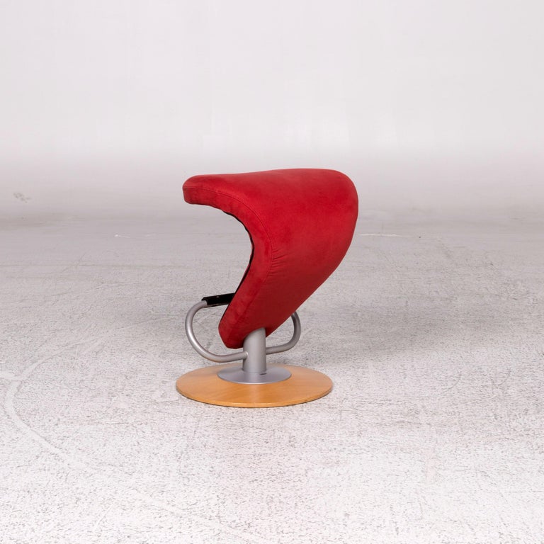 Stokke Peel Stoff Microfaser Sessel Rot Inkl. Hocker Relax Funktion ...