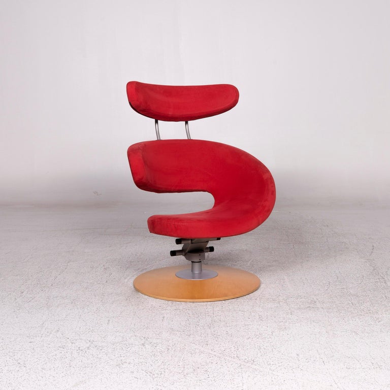Stokke Peel Stoff Microfaser Sessel Rot Inkl. Hocker Relax Funktion ...