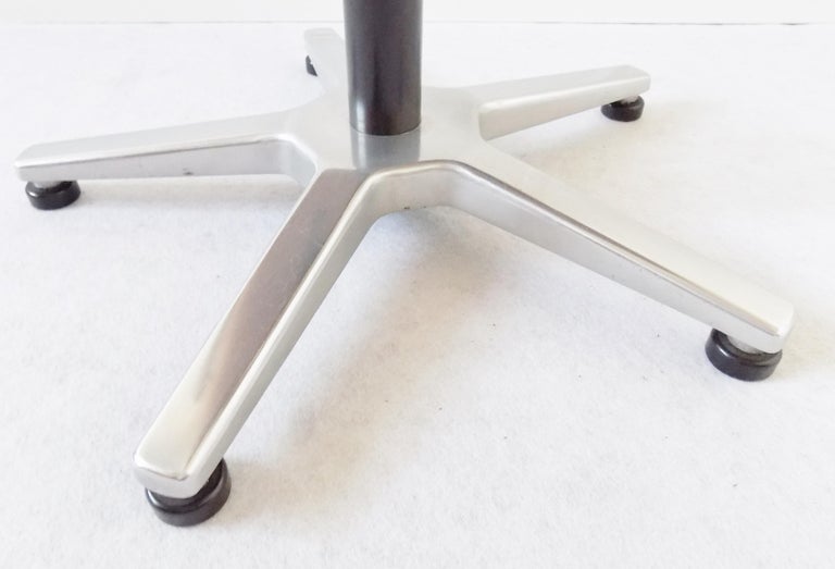 Stoll Giroflex Leather Office Chair by Karl Ditter, Mid-Century Modern ...