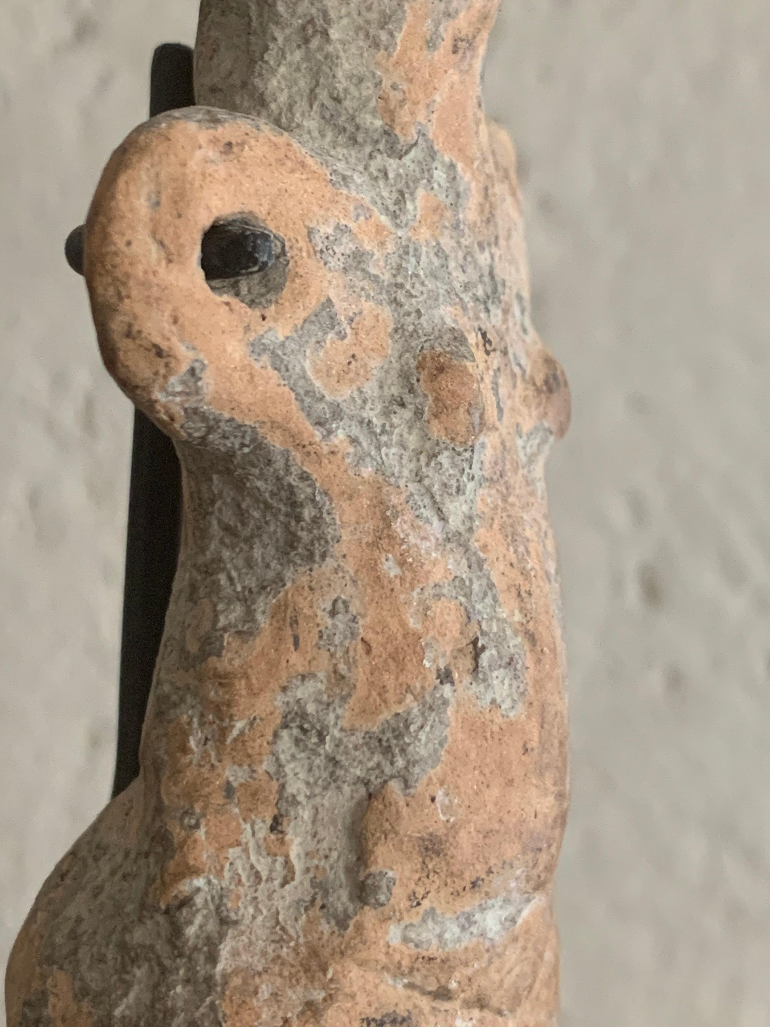 Stone Age Ceramic Mother Goddess Statuette at 1stDibs