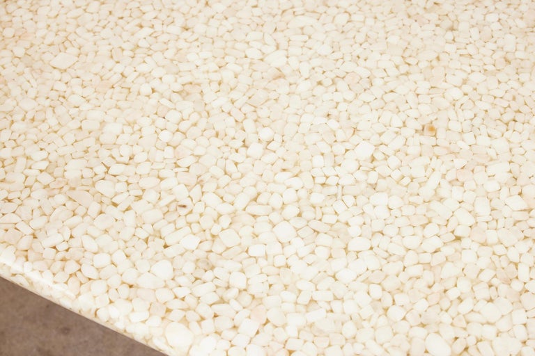 Stone and Resin Two Tier Coffee Table For Sale at 1stDibs