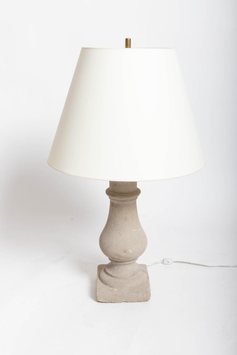 Stone Balustrade Lamp For Sale at 1stDibs