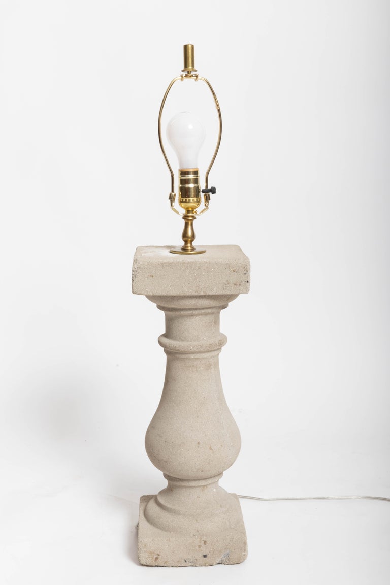Stone Balustrade Lamp For Sale at 1stDibs