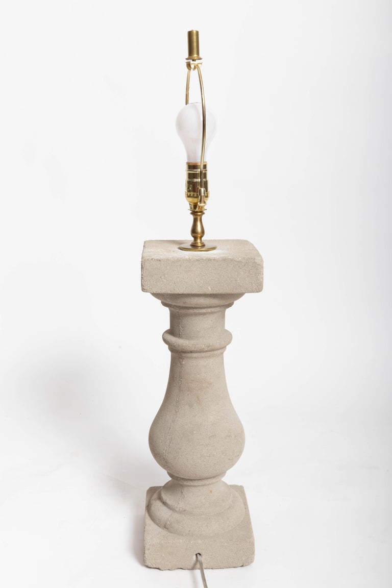 Stone Balustrade Lamp For Sale at 1stDibs