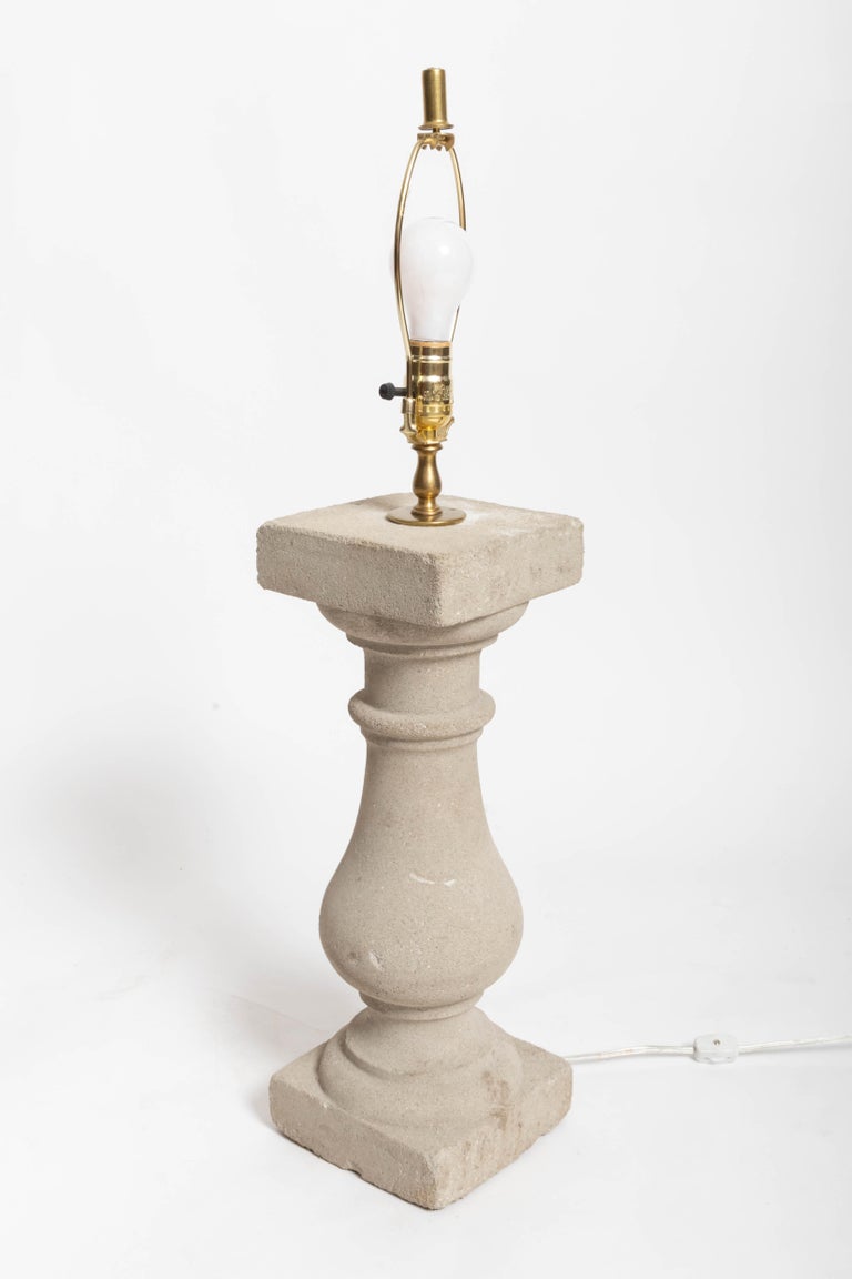 Stone Balustrade Lamp For Sale at 1stDibs