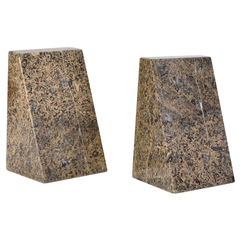 Stone Bookend Set For Sale at 1stDibs
