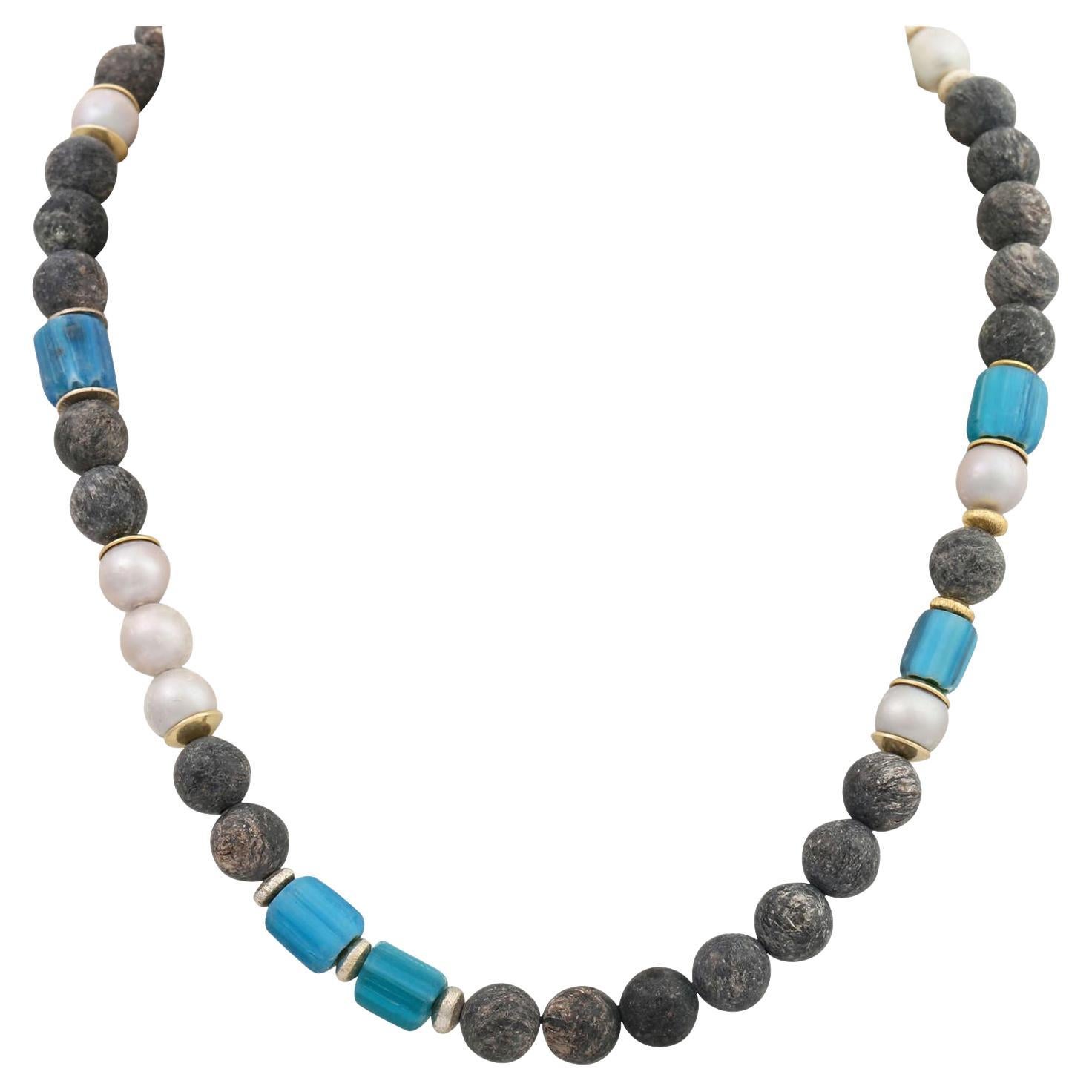 Stone Chain with Different Elements For Sale at 1stDibs | stone chains