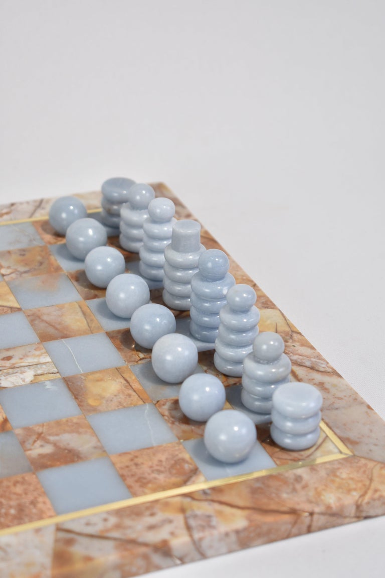 Stone Chess Set at 1stDibs