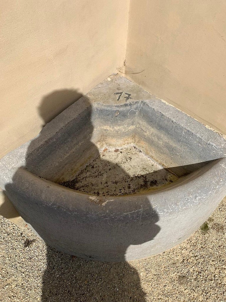 Stone Corner Planter For Sale at 1stDibs