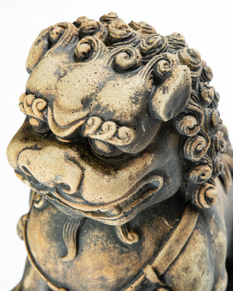 Stone Guardian Foo Lions For Sale at 1stDibs