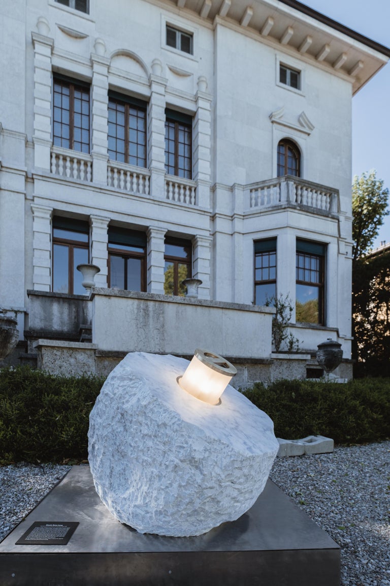 Stone Kinetic Lamp by Jan Garncarek For Sale at 1stDibs