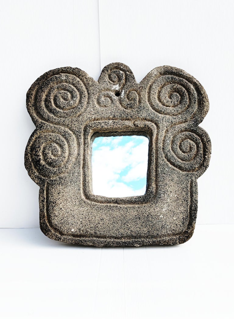 Stone Mirror, France 1960s at 1stDibs