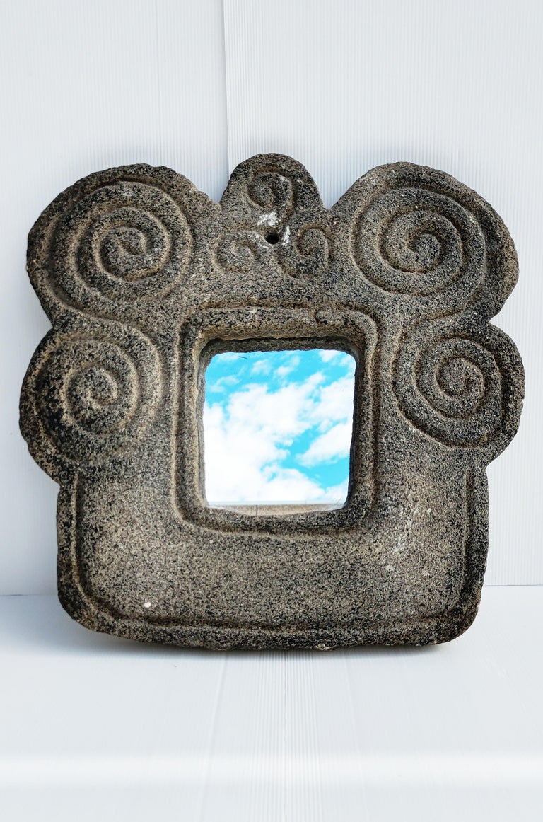 Stone Mirror, France 1960s at 1stDibs