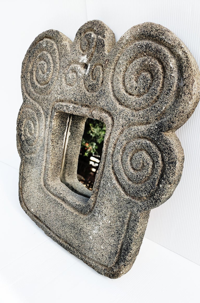 Stone Mirror, France 1960s at 1stDibs