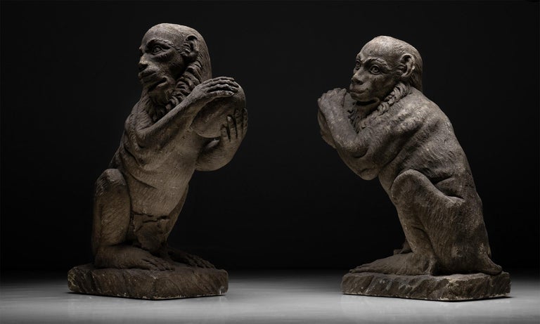 Stone Monkeys, England Circa 1950 For Sale at 1stDibs