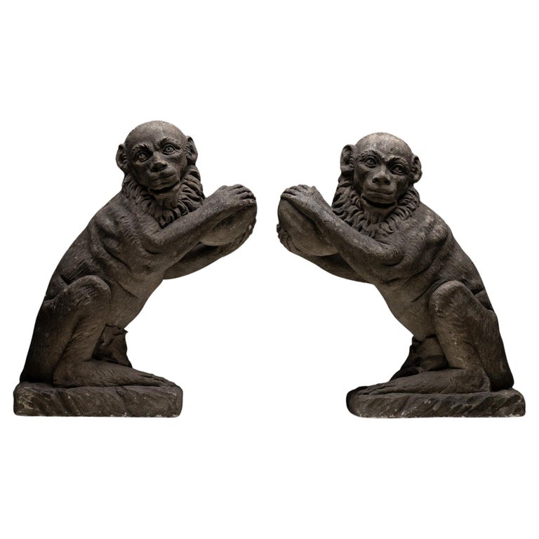 Stone Monkeys, England Circa 1950 For Sale at 1stDibs