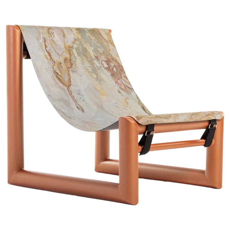 Bau rouge chair, stone sheet and powder coated steal by 13 Desserts For ...