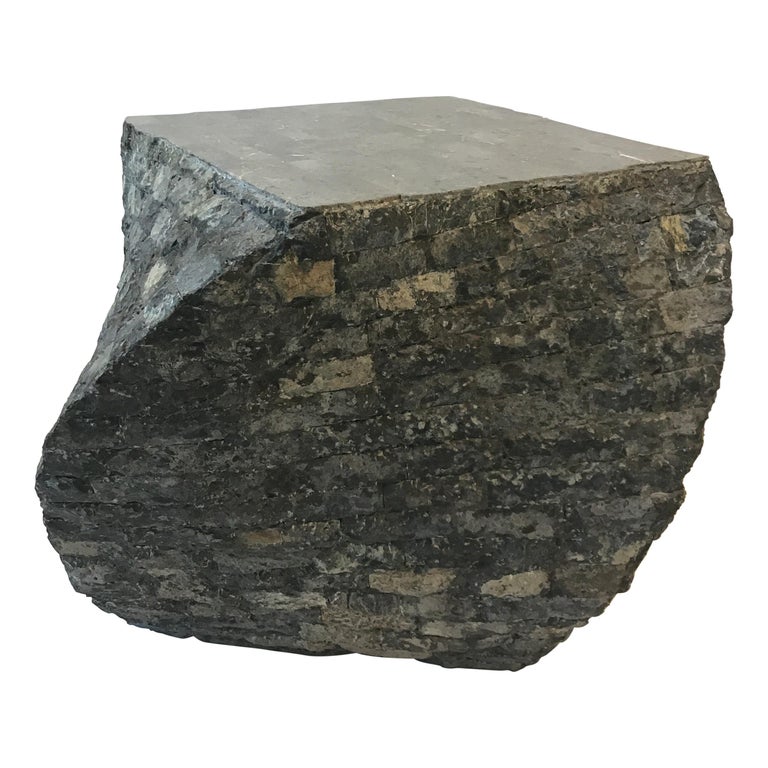 Stone Side Table at 1stDibs