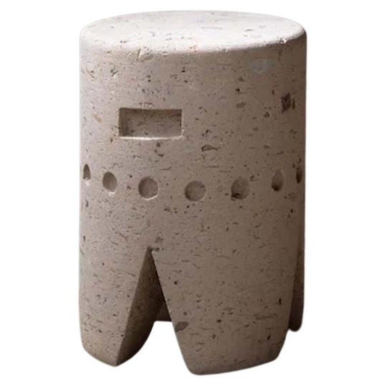 Stone Totem Stool For Sale at 1stDibs