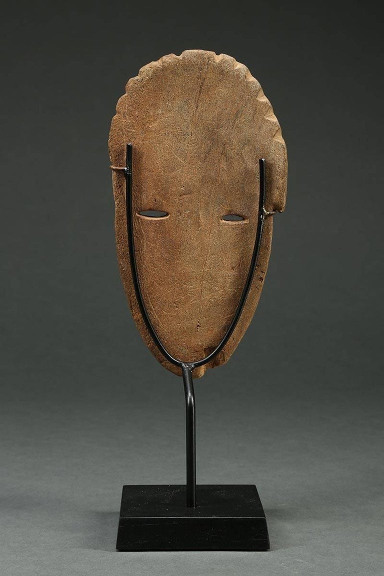 Stone Tribal Bassa Mask, Liberia at 1stDibs