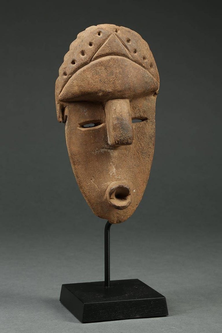 Stone Tribal Bassa Mask, Liberia at 1stDibs