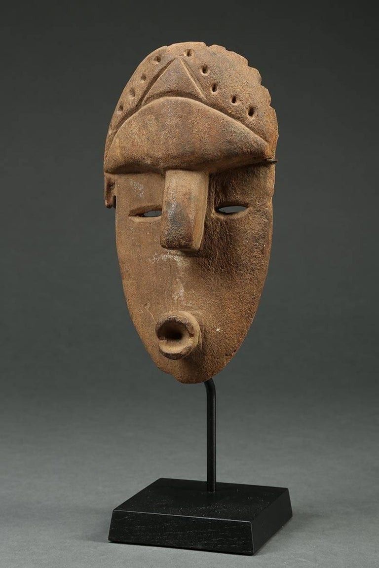 Stone Tribal Bassa Mask, Liberia at 1stDibs
