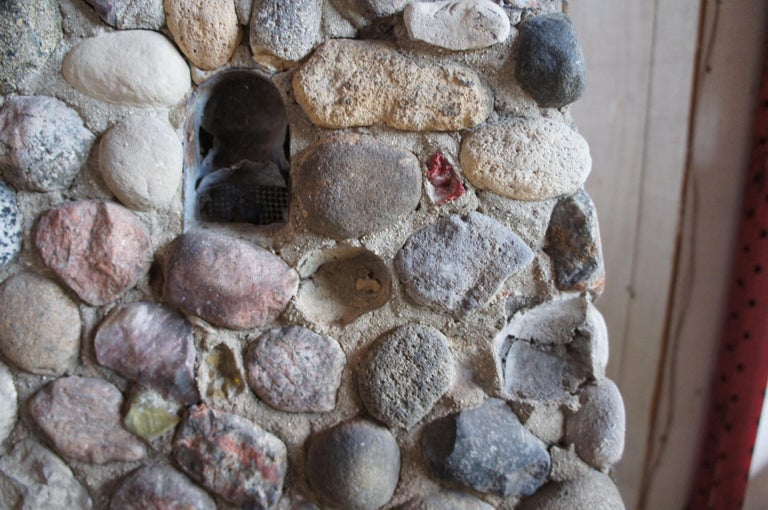 Stone Windmill Garden Sculpture Rock Art Folk Art Outdoor Fountain ...