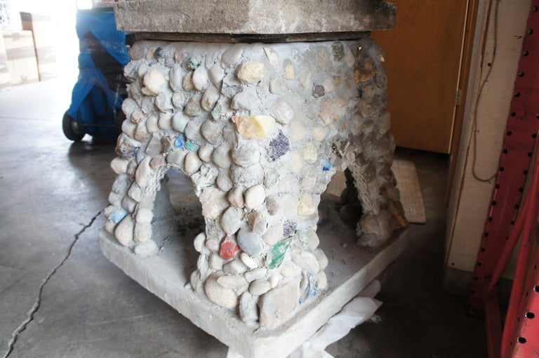 Stone Windmill Garden Sculpture Rock Art Folk Art Outdoor Fountain ...