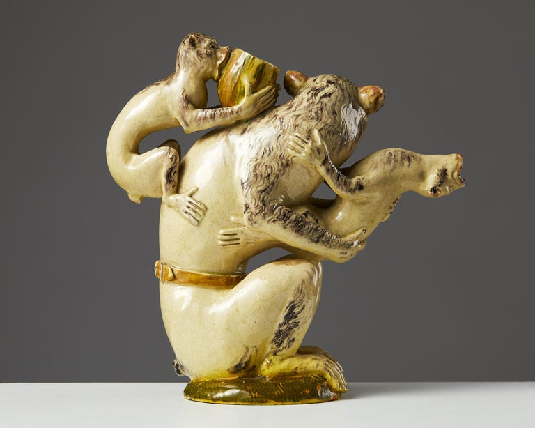 Stoneware Jug by Ernst Schmidt, Denmark, 1910-20 For Sale at 1stDibs