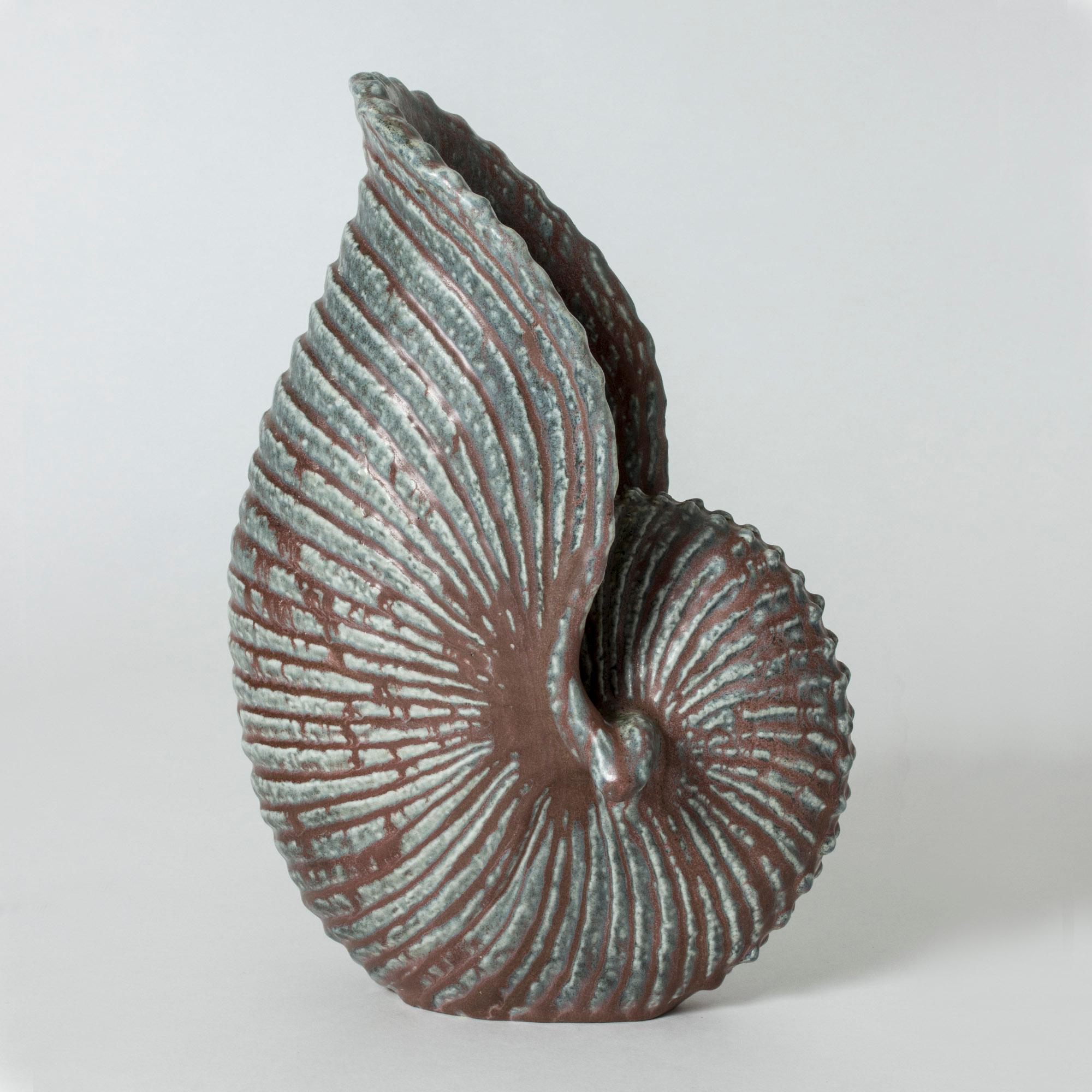 Stoneware Shell Sculpture by Gunnar Nylund at 1stDibs
