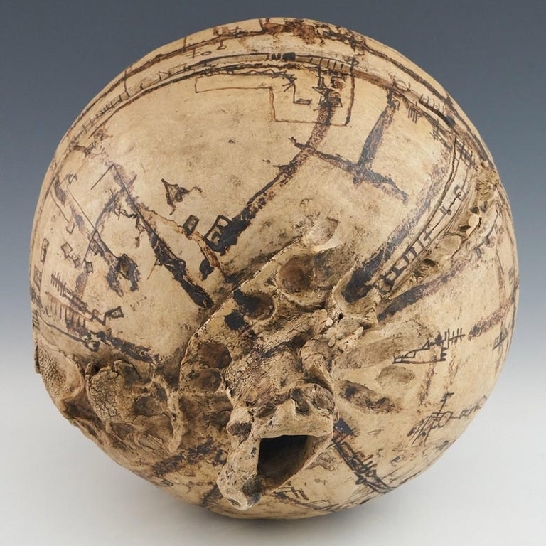 Stoneware Sphere Sculpture by Lies Cosijn circa 1972 For Sale at 1stDibs